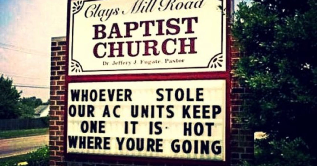 20 Ridiculously Funny Church Signs Guaranteed To Make You Laugh ...