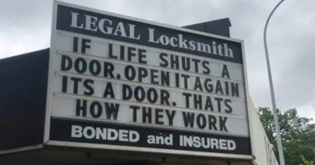 19 Real Signs That Are Almost Too Funny To Be Legal – InnerStrengthZone.com