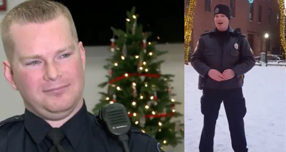 Crowd Cheers As A Police Officer Sings “O Holy Night” In A Park ...