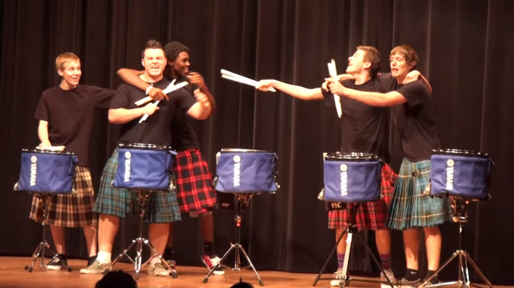 High School Scottish Drummers Takes It To Next Level During Talent Show ...