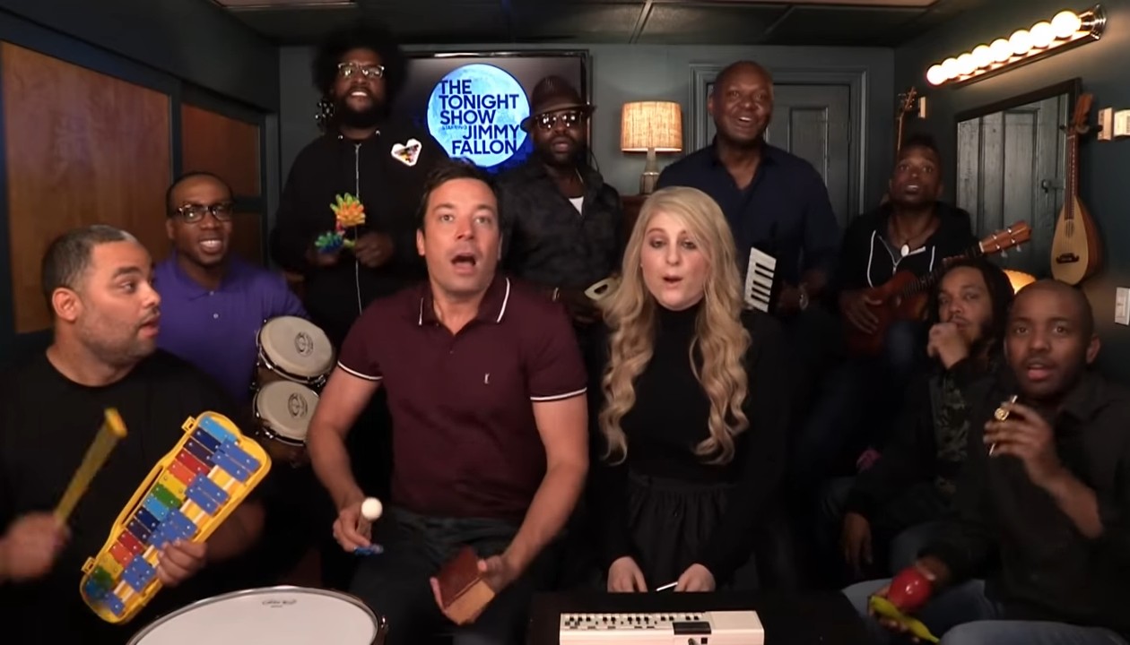 Jimmy Fallon & The Roots Invite Meghan Trainor To Sing “All About That ...