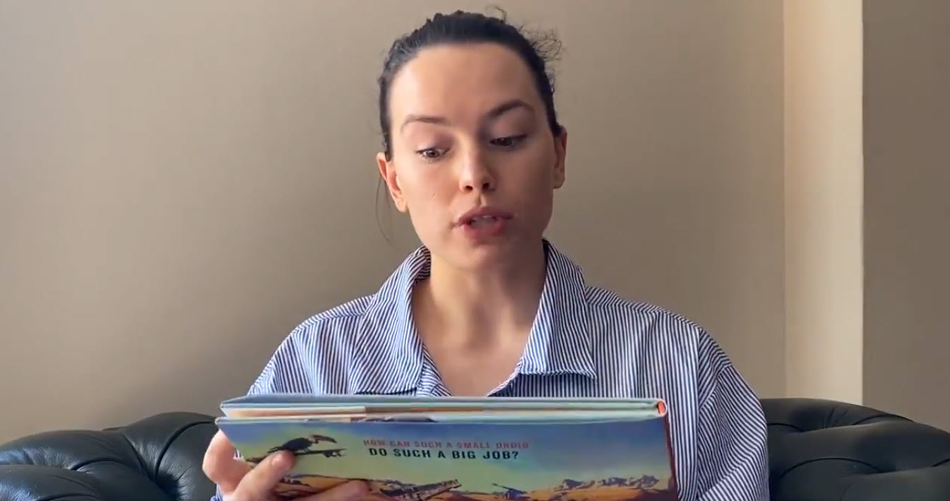 Daisy Ridley Goes On Twitter To Thank The Public For Staying Indoors By ...