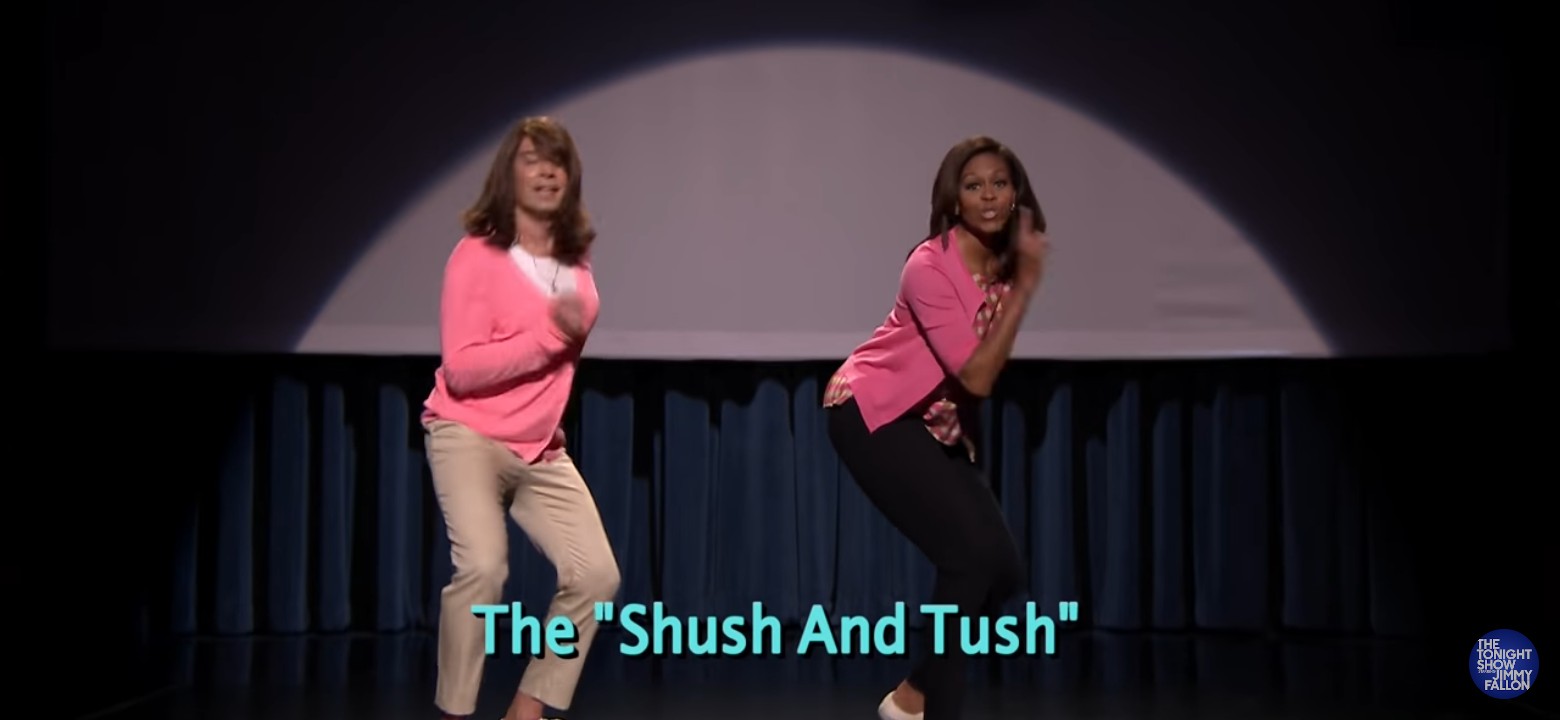 Michelle Obama Joins Jimmy Fallon For A Hilarious ‘Evolution Of Mom ...