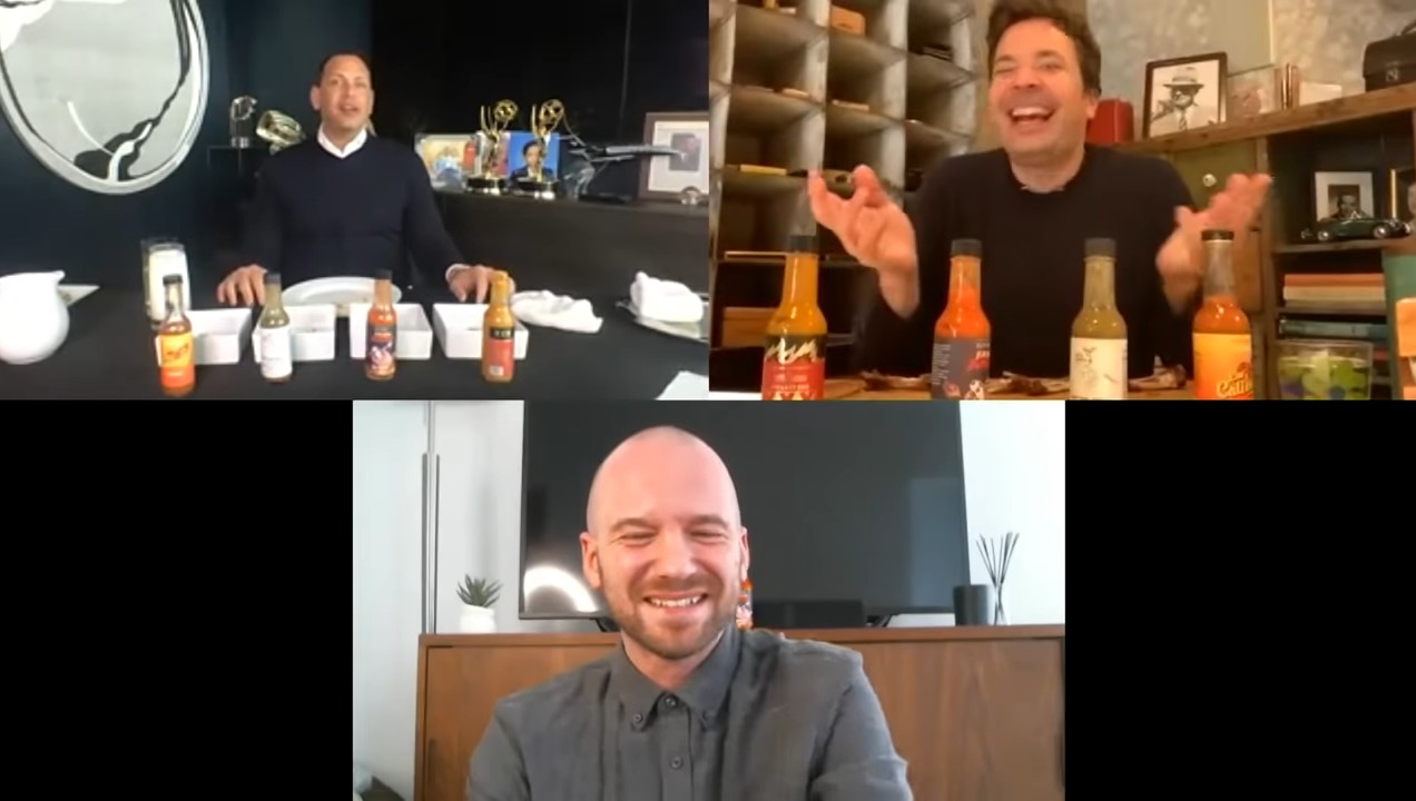 Alex Rodriguez & Jimmy Fallon Join Sean Evans From ‘Hot Ones’ To Eat ...
