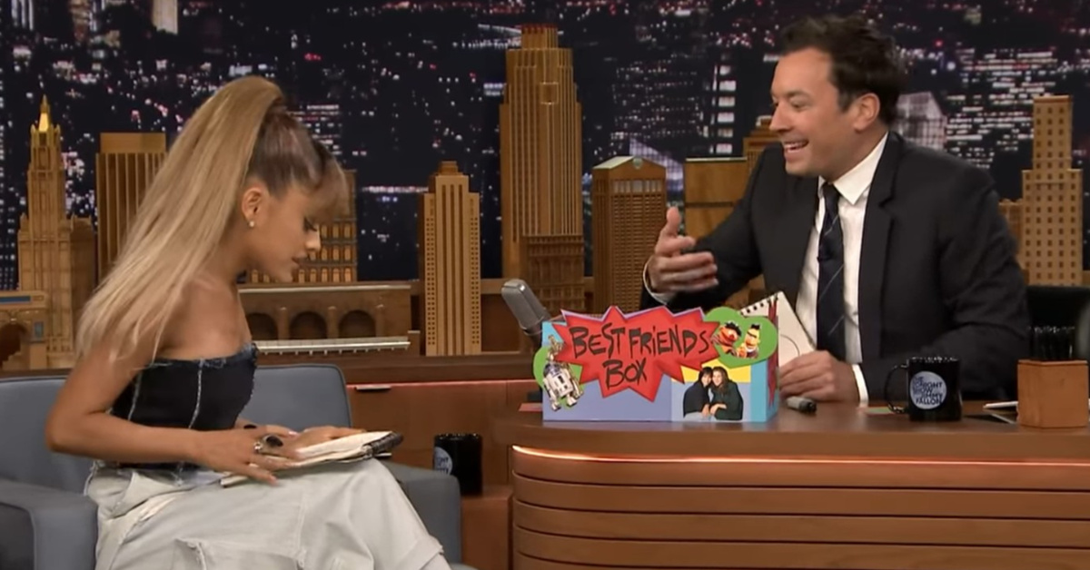 Jimmy Fallon Goes Back And Forth With Ariana Grande In The ‘Best Friend ...