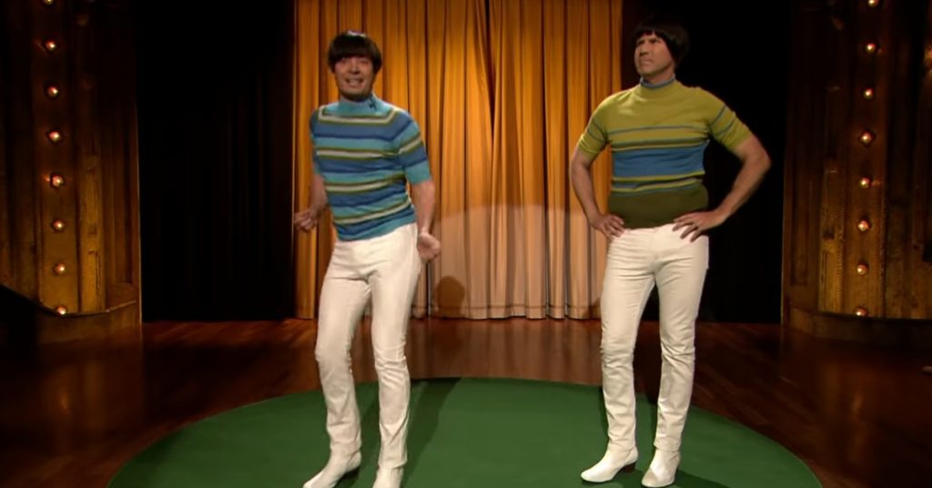 Jimmy Fallon Gets In A Tussle Over Tight Pants With Will Ferrell ...