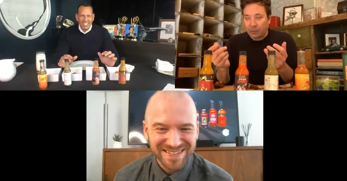 Alex Rodriguez & Jimmy Fallon Join Sean Evans From ‘Hot Ones’ To Eat ...