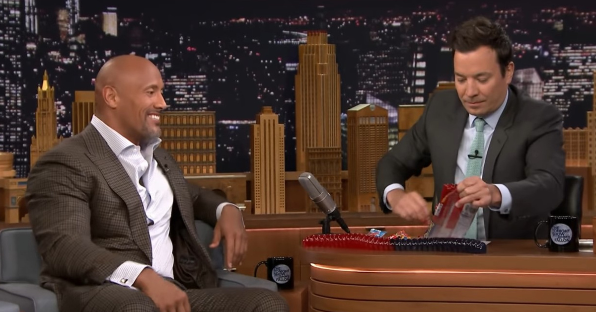 Jimmy Fallon Gets ‘The Rock’ To Eat Candy For The First Time In Over 20 ...