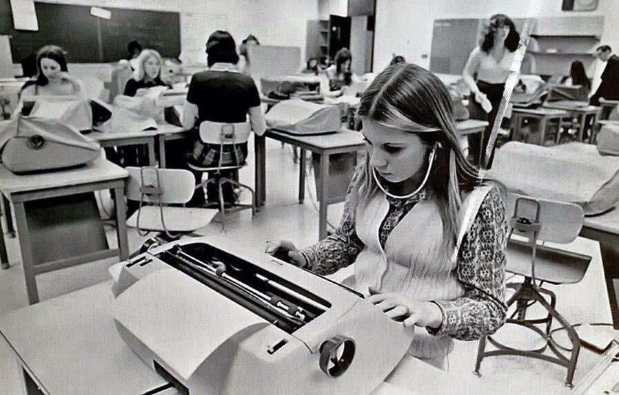 It Is So Interesting To Look Back On The Old ‘Typing Class ...