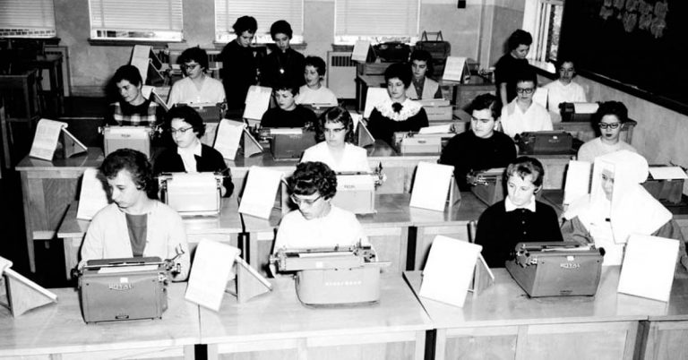 It Is So Interesting To Look Back On The Old ‘Typing Class ...