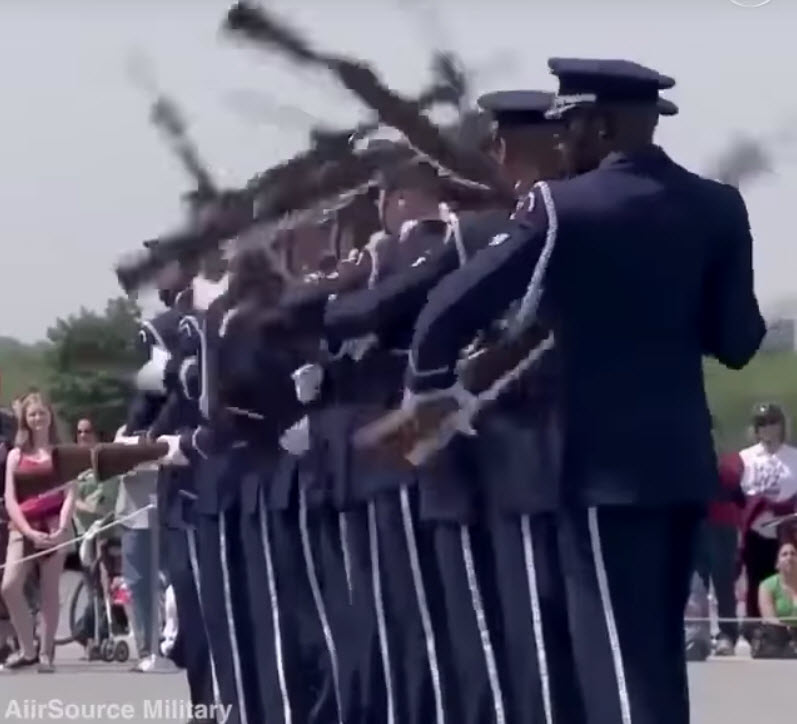 Incredible Air Force Honor Guard Performance Leaves Millions Speechless ...