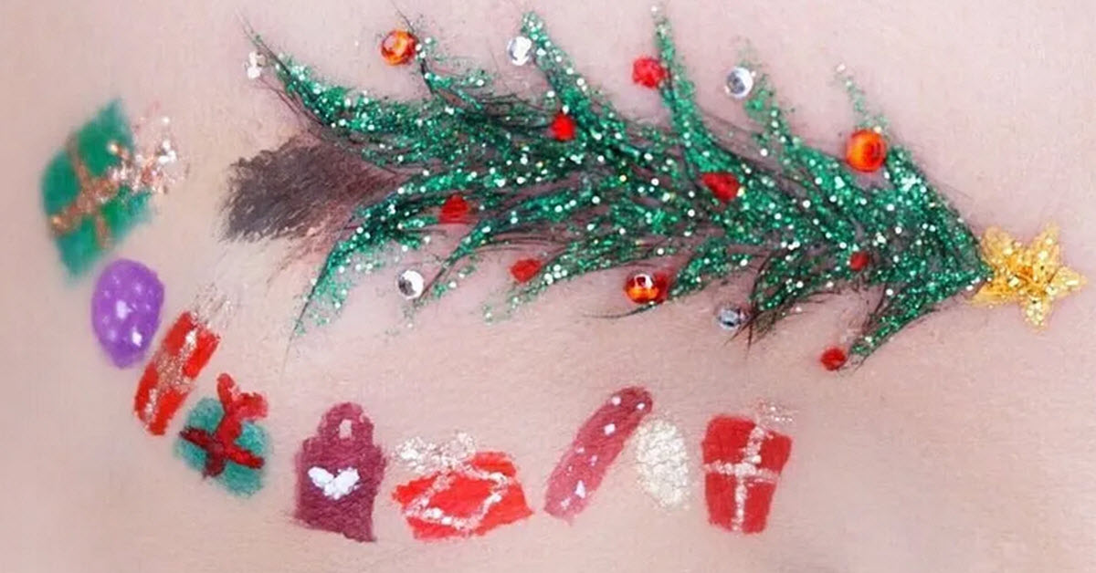 Eyebrow Christmas Trees Are The Newest Trend And Are Just What We Need ...