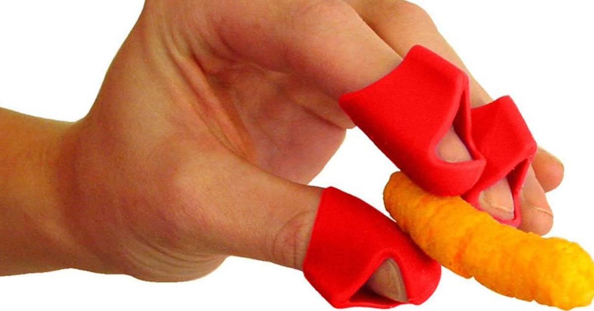 Finger Covers Are Now Available To Keep Chip Grease Off Your Fingers ...