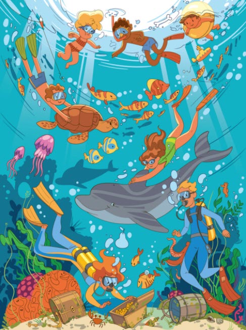Busy Underwater Image Has 10 Hidden Objects, Can You Find Them All ...
